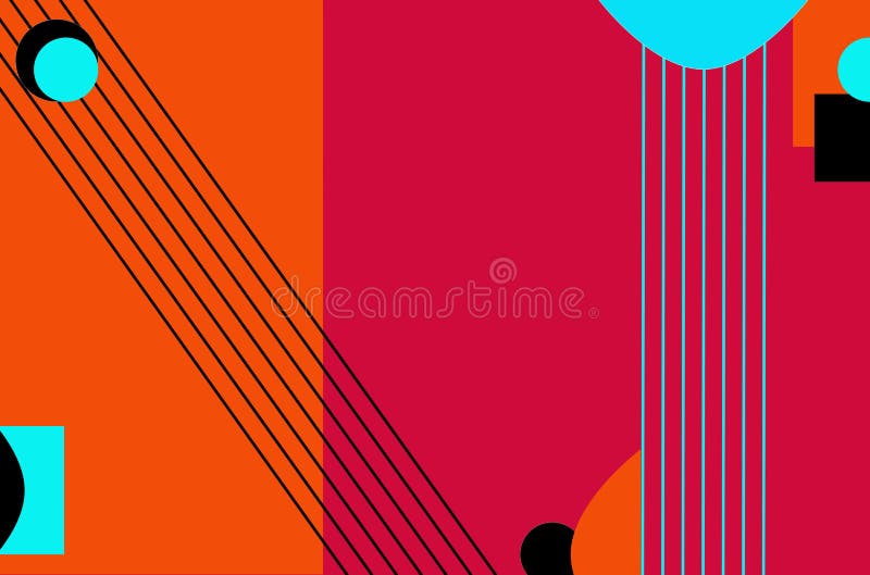 Bright Color Background in Avant-garde Style. Texture Units for ...