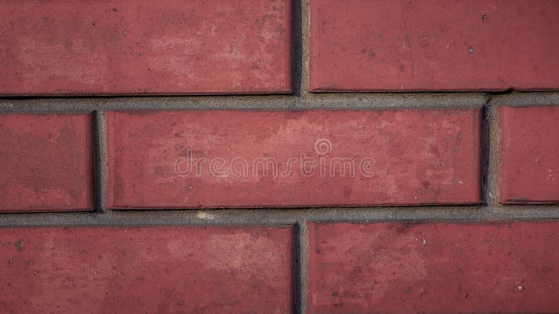 Dark Red Bricks As Pattern or Background Stock Photo - Image of ...