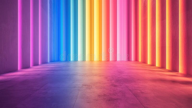 Bright Color Gradient Advertising Backdrop Creates Vibrant Business ...