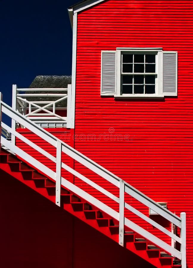 Bright Color Paint on House Exterior Stock Photo - Image of home, sunny ...