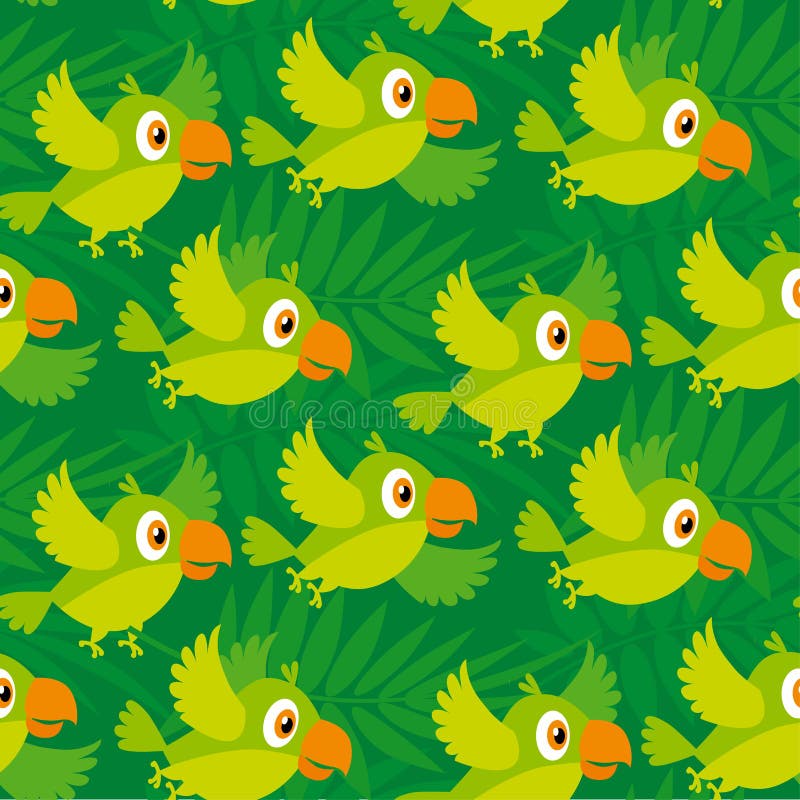 Bright color parrot stock vector. Illustration of protection - 68347356