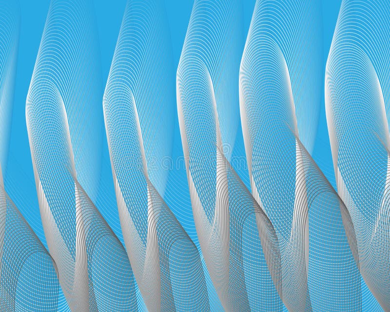 Bright Color Pattern Light Grid Lines on a Blue Background. Stock ...