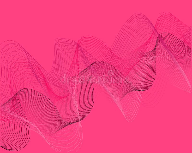 Bright Color Pattern Pink Grid Lines on a Background. Stock Vector ...