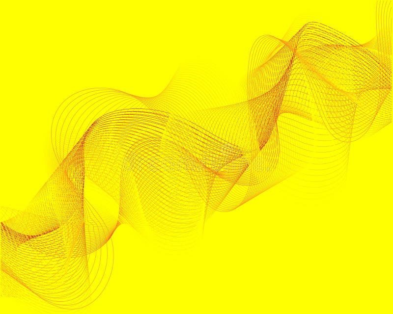 Bright Color Pattern Yellow Grid Lines on a Background. Stock Vector ...