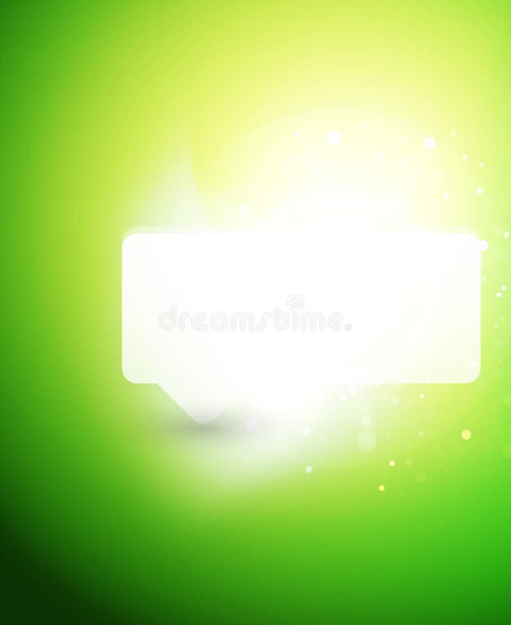 Bright Color Shiny Speech Bubble Template Stock Vector - Illustration ...