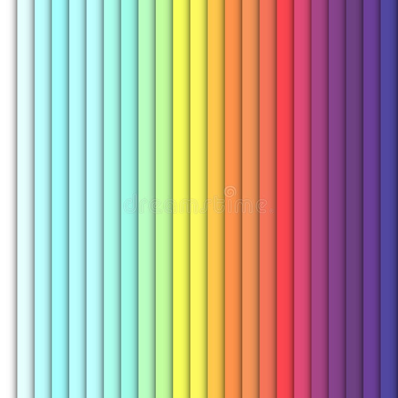 Bright Color Vertical Rectangles, Colorful Design With Overlapping ...