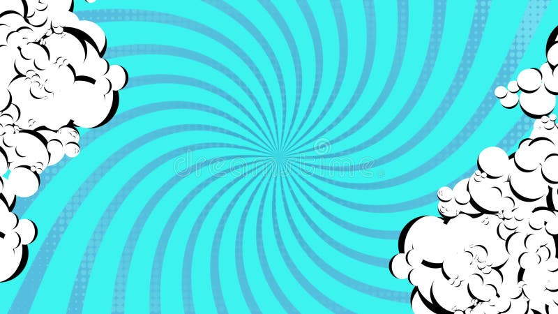 Animated Pop Art Comic Background with Place for Text. Stock Footage ...
