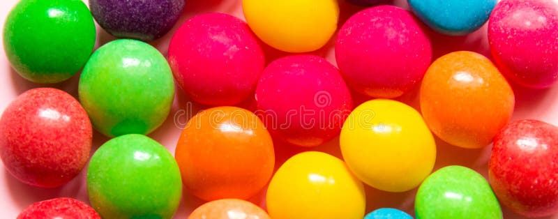 Bright Colored Candy Close-up. Bright Colors Layout Stock Photo - Image ...