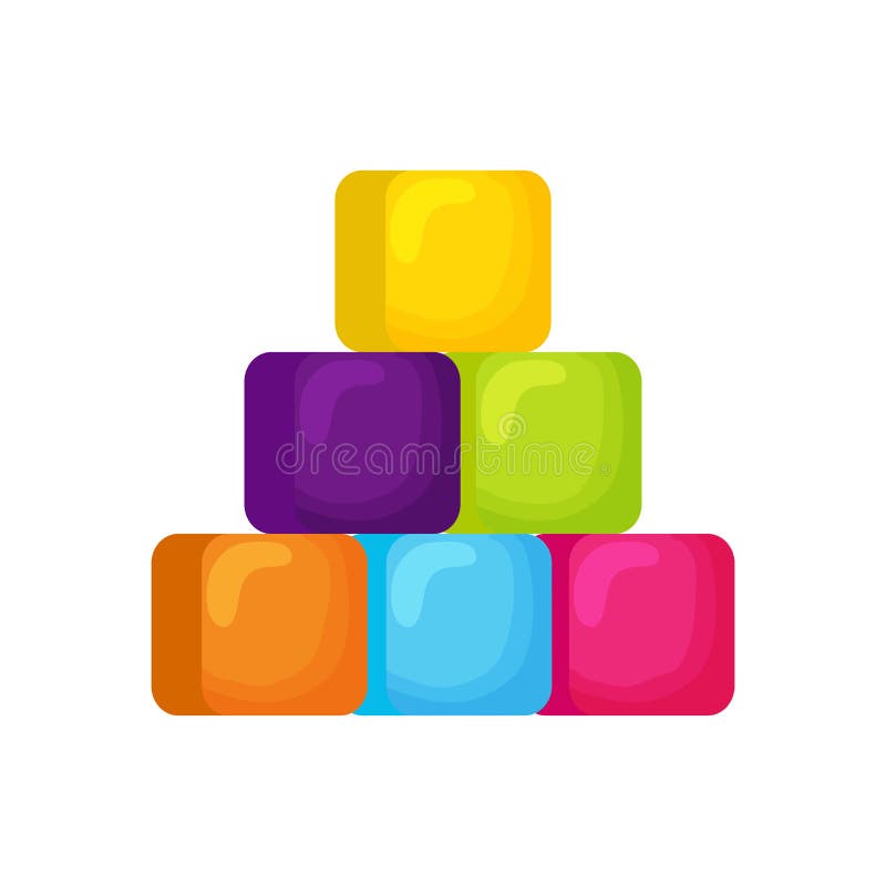 Tower Colored Cubes Stock Illustrations – 197 Tower Colored Cubes Stock ...