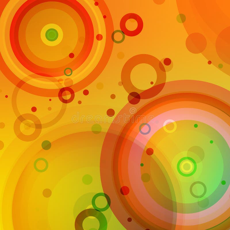 Colored Circles - Fractal Art Stock Illustration - Illustration of wave ...