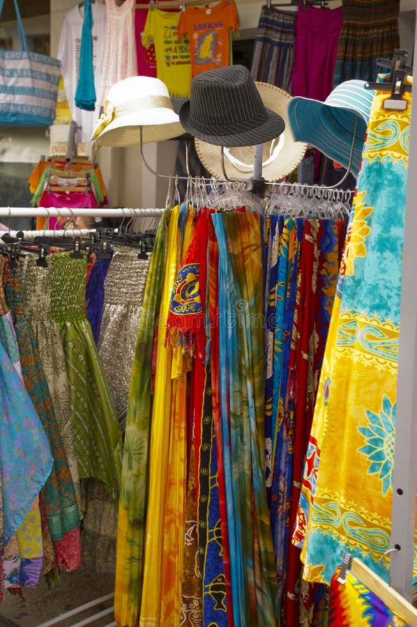 Bright colored clothing editorial photography. Image of shopping - 38417962