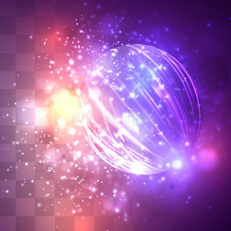 A Bright Colored Energy Stream Swirling Against a Dark Background Stock ...