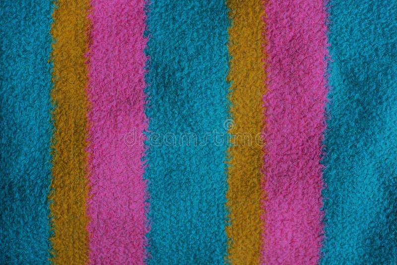 Bright Colored Fabric Texture from a Piece of Wool Stock Image - Image ...