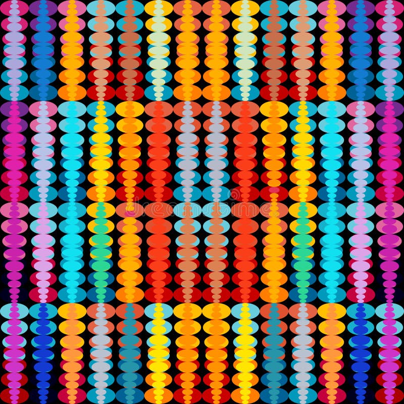 Bright Colored Geometric Seamless Pattern Stock Vector - Illustration ...