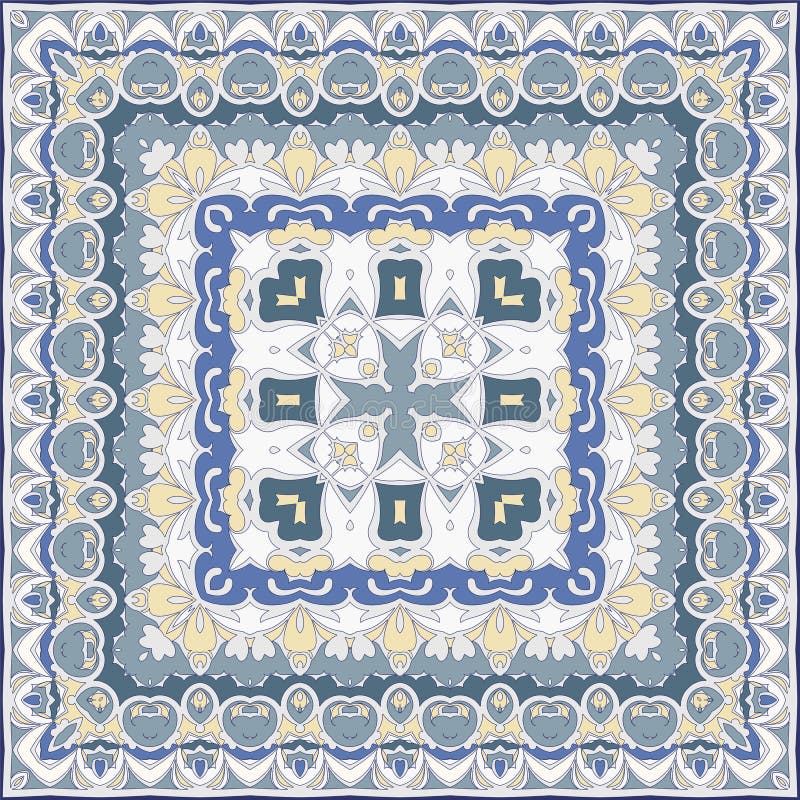 Bright Colored Handkerchief Stock Vector - Illustration of handkerchief ...