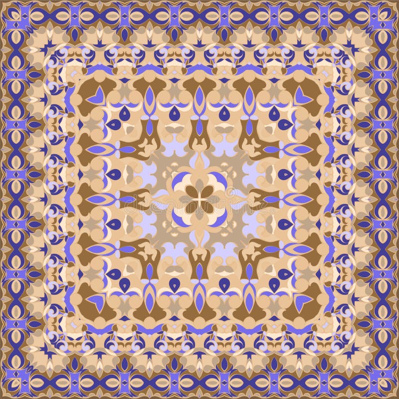 Bright Colored Handkerchief Stock Vector - Illustration of cotton ...