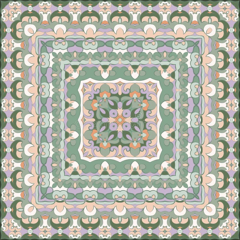 Bright Colored Handkerchief Stock Vector - Illustration of elegant ...