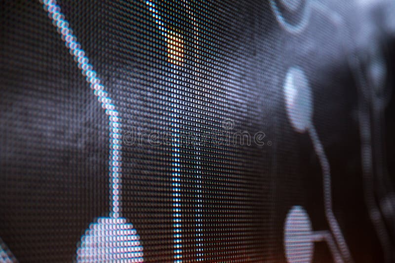 Bright Colored LED Smd Screen Stock Photo - Image of bright ...