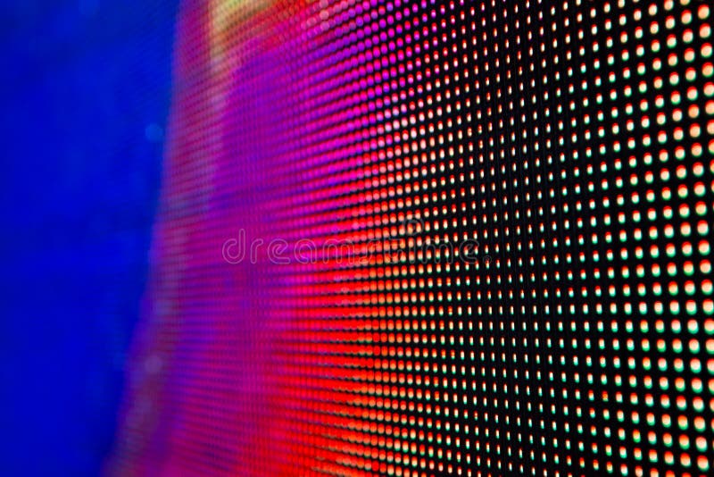 Bright Colored LED Smd Screen Stock Photo - Image of lights ...