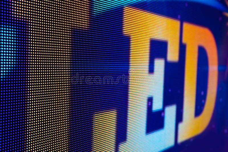Bright Colored LED Smd Screen Stock Photo - Image of bright, background ...