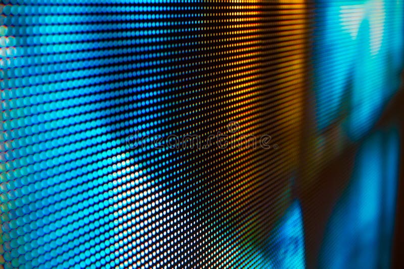 Bright Colored LED Smd Screen Stock Photo - Image of technology ...