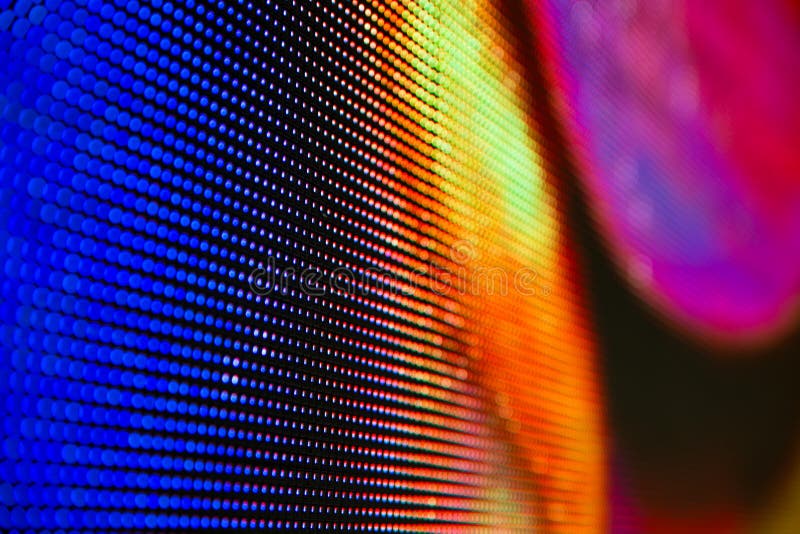 Bright Colored LED Smd Screen Stock Photo - Image of grid, diode: 99906874
