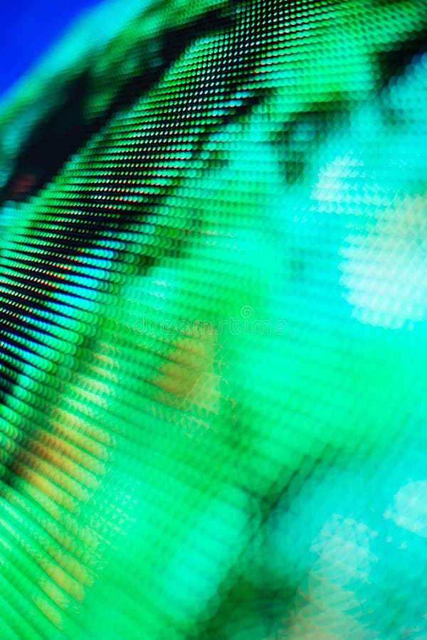 Bright Colored Light LED Smd Screen Stock Photo - Image of close ...