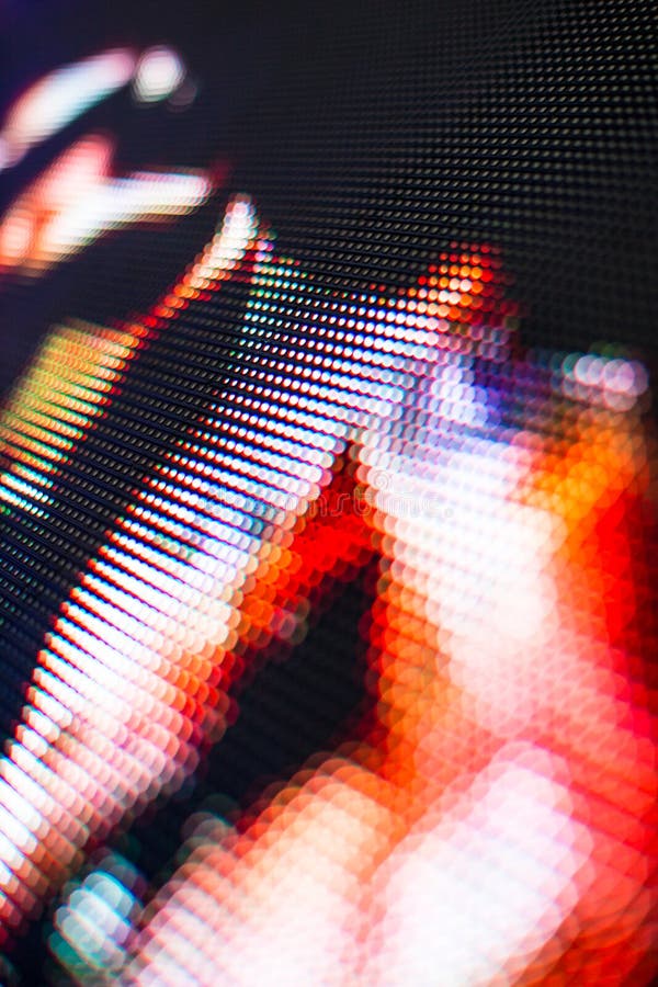 Bright Colored Light LED Smd Screen Stock Photo - Image of light ...