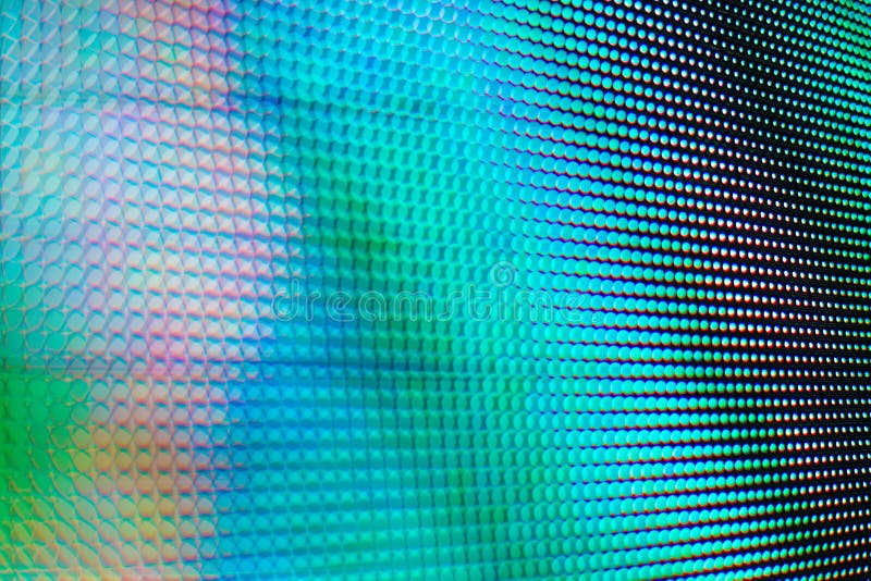 Bright Colored Light LED Smd Screen Stock Image - Image of digital ...