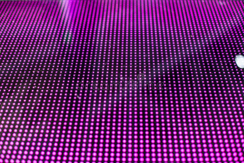 Bright Colored LED Video Wall with High Saturated Pattern - Close Up ...