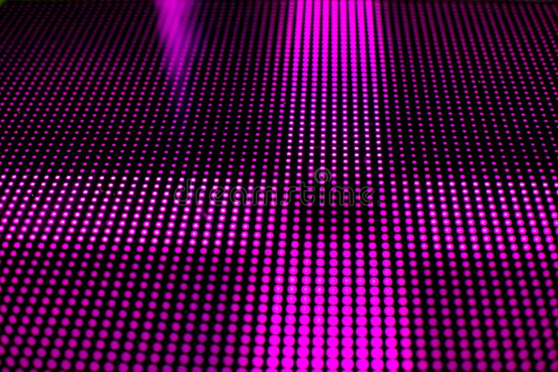 Bright Colored LED Video Wall with High Saturated Pattern - Close Up ...