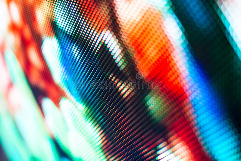 Bright Colored Light LED Smd Screen Stock Photo - Image of emitting ...