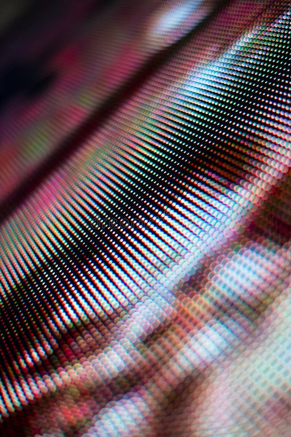 Bright Colored Light LED Smd Screen Stock Image - Image of closeup ...