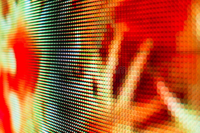 Bright Colored Light LED Smd Screen Stock Photo - Image of digital ...