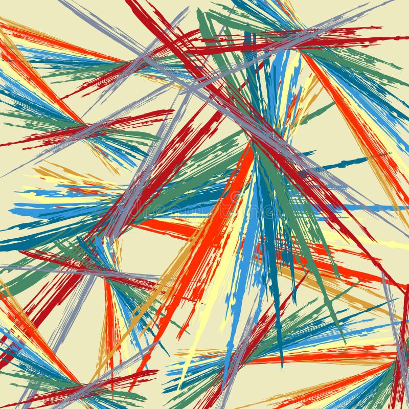 Bright Colored Lines Pattern in Graffiti Style Stock Illustration ...