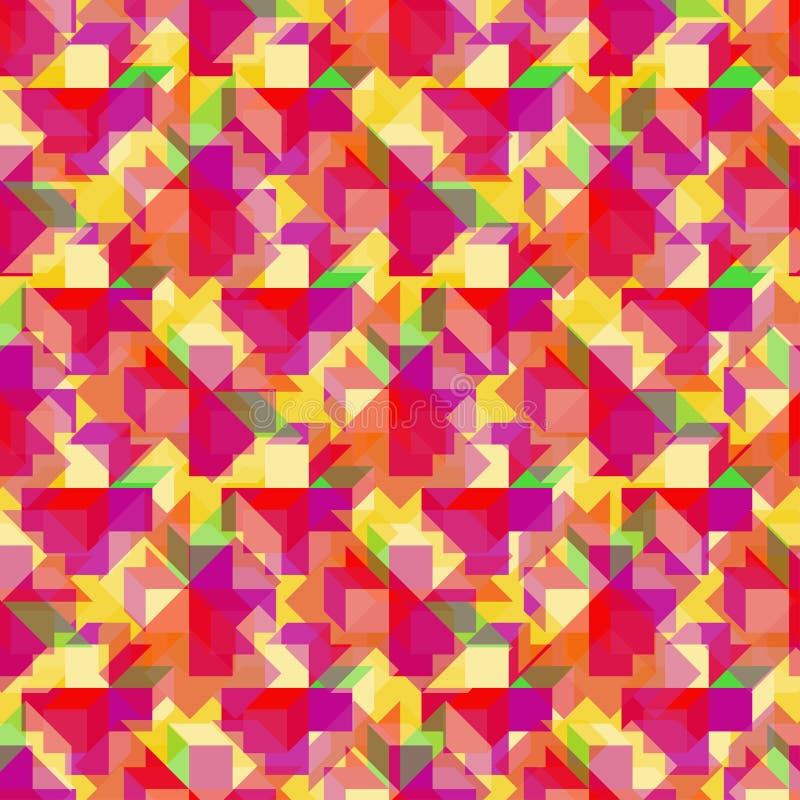 Bright Colored Polygons Abstract Geometric Background Stock Vector ...