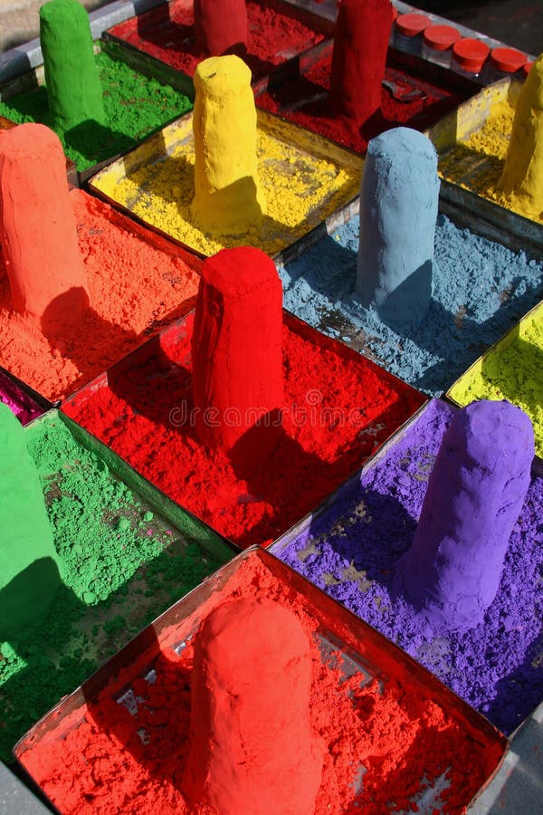Bright Colored Powder Royalty Free Stock Photos - Image: 16341908