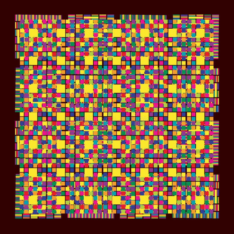 Bright-colored print stock vector. Illustration of color - 19375963