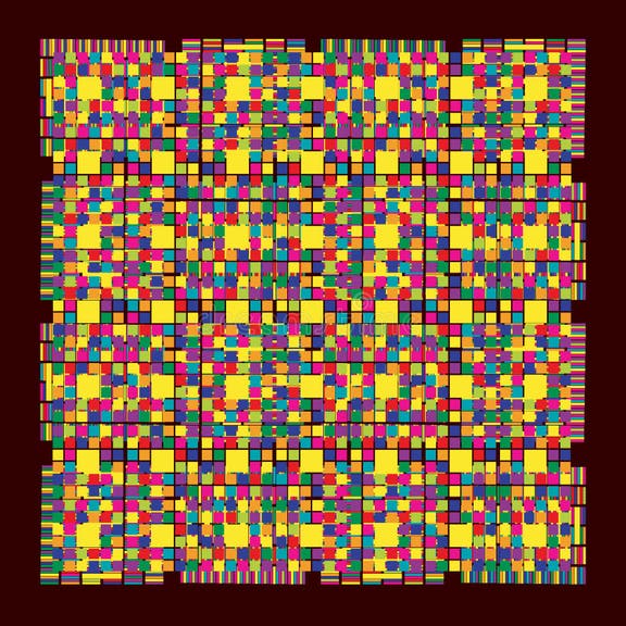 Bright-colored print stock vector. Illustration of color - 19375963