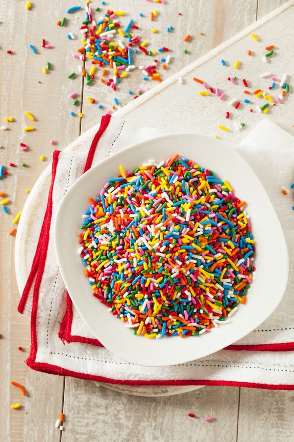 Bright Colored Rainbow Sprinkles Stock Photo - Image of color ...