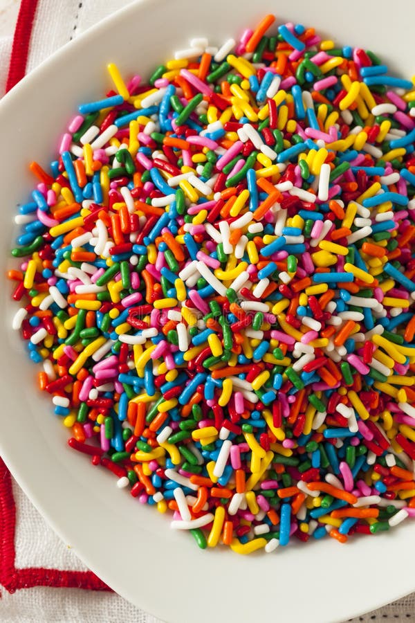 Bright Colored Rainbow Sprinkles Stock Photo - Image of color ...