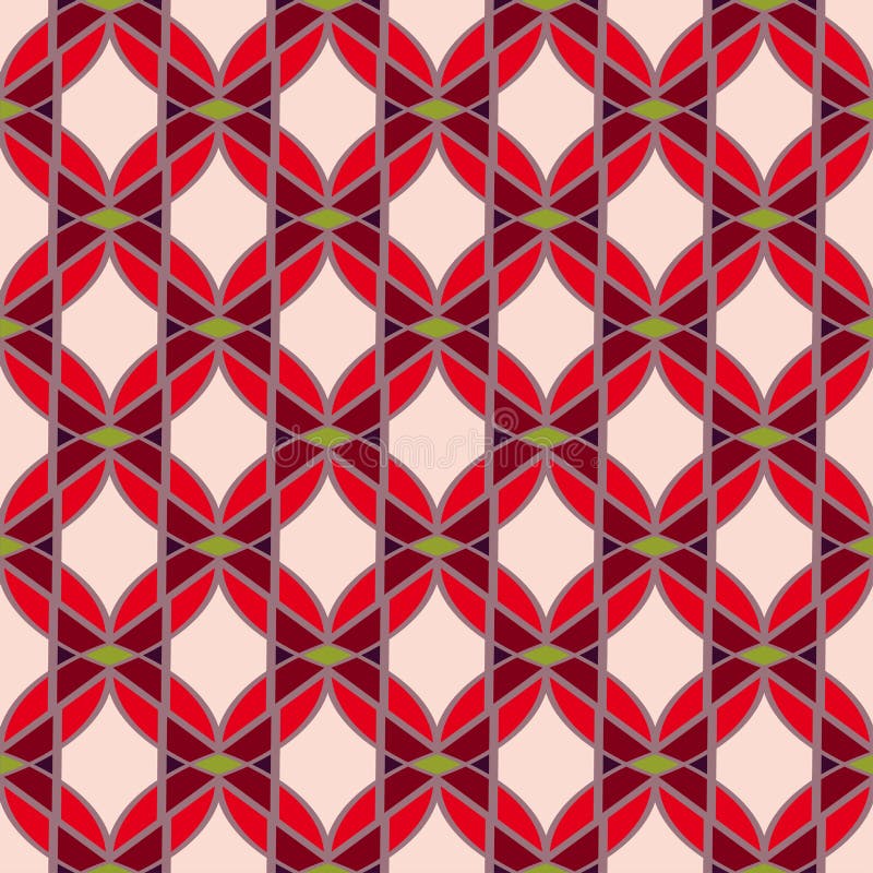 Bright Colored Seamless Ornamen Stock Illustration - Illustration of ...