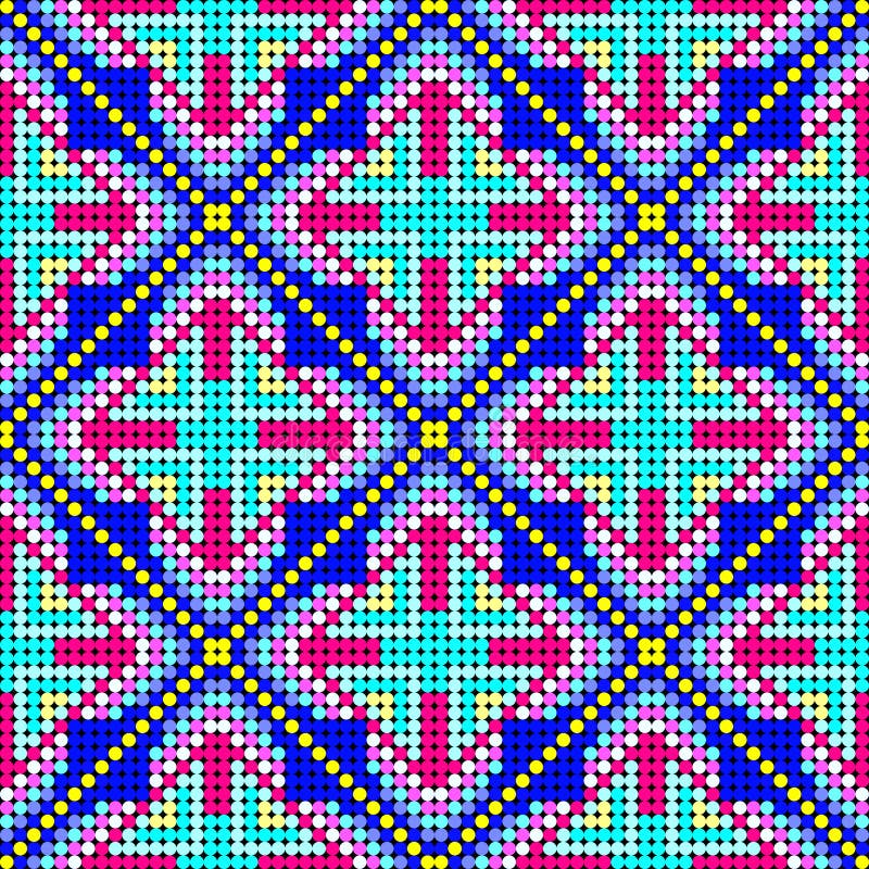 Bright Colored Small Colored Balls Seamless Pattern Stock Vector ...