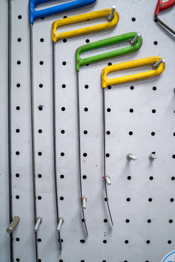 Bright Colored Special Hooks Using in PDR Work Process To Remove Dents ...