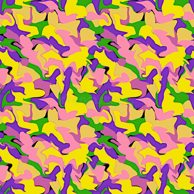 Bright Colored Spots Seamless Pattern Stock Illustration - Illustration ...