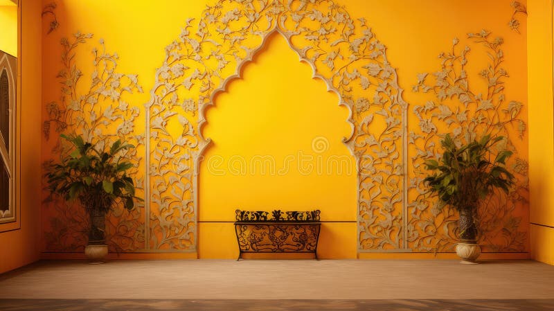 Bright colored wall stock illustration. Illustration of generated ...