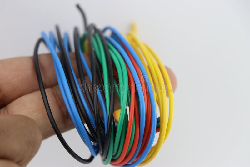 Bright Colored Wires or Cables for Different Types of Electronic ...