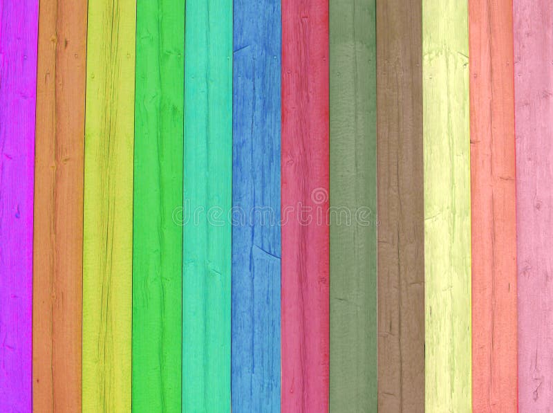 Wood Plank Rainbow Background Stock Image - Image of pink, rainbow ...