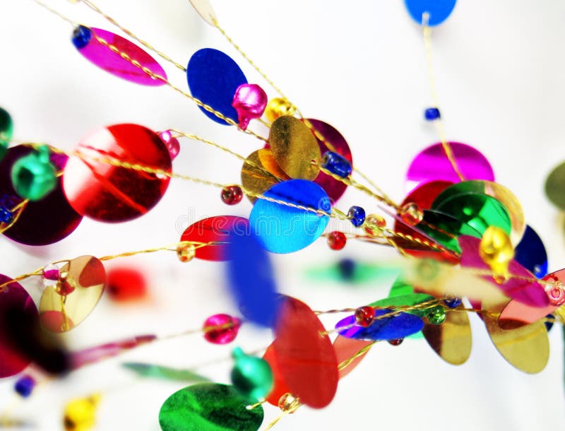 Bright and Colorful Abstract Decorations Stock Image - Image of baubles ...