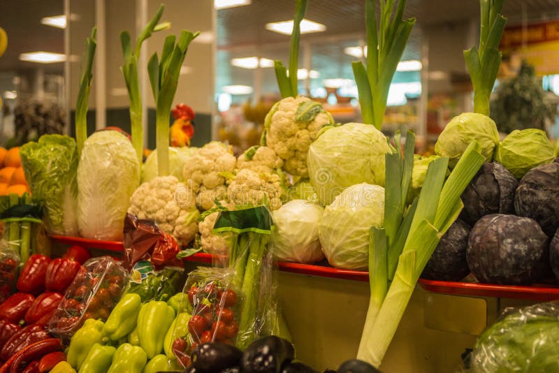 Bright Colorful Autumn Fruits and Vegetables Stock Photo - Image of ...